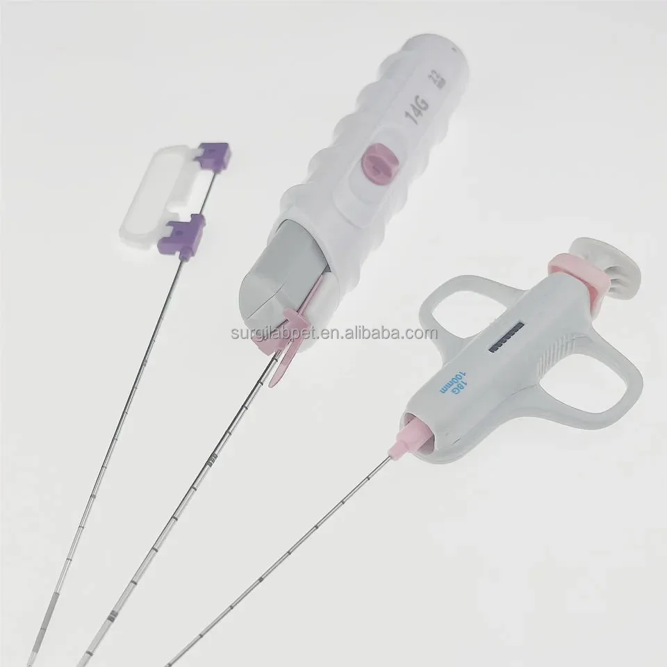 Disposable Semi Automatic Biopsy Needle Pleural Lung Prostate Breast ...