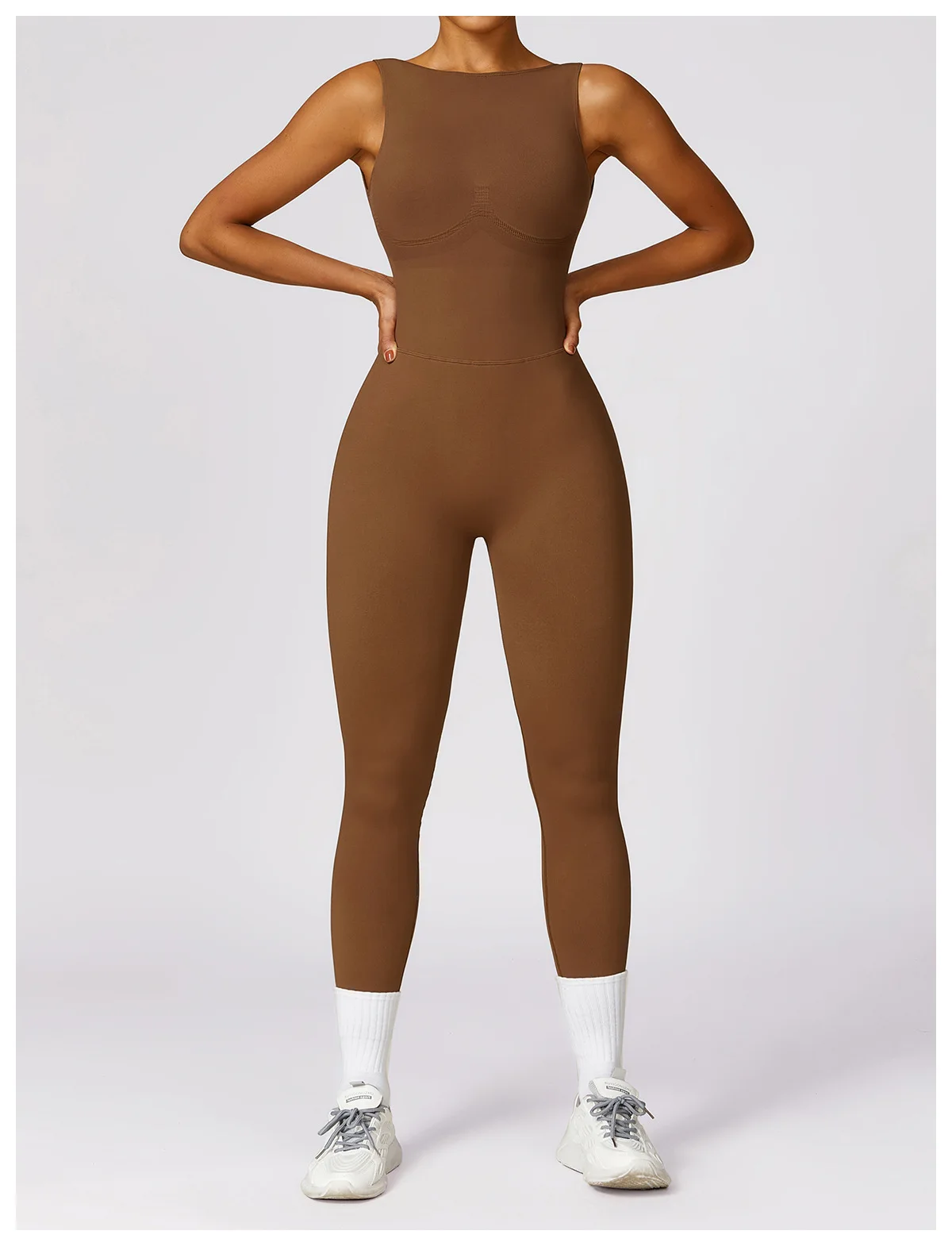 Seamless Custom Solid Women Breathable One Piece Fitness Workout Yoga