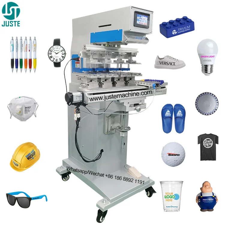 4 Colour Pad Printing Machine Servo Cosmetic Candy Lego Fuji Film ...