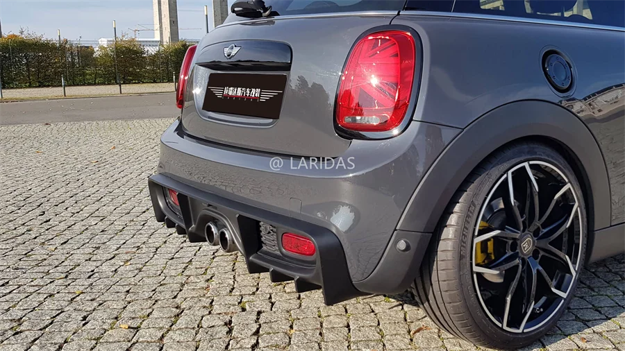 Mini Cooper S Rear Diffuser with F55 F56 F57 Lip Splitters and Bumper ...