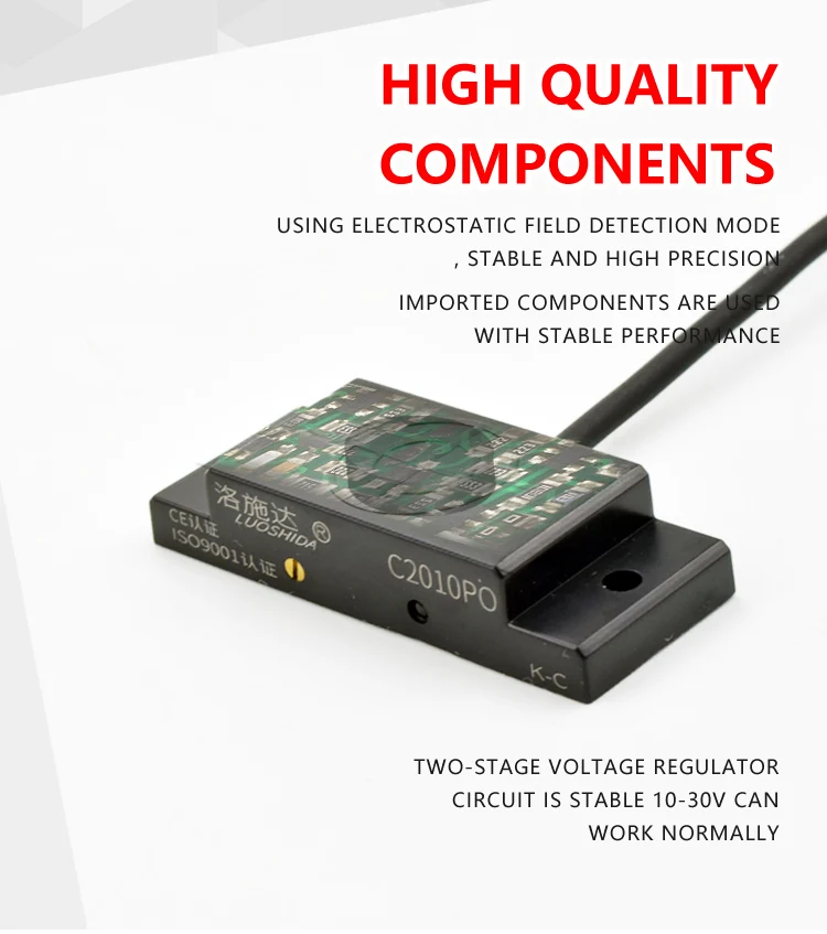 Ajustable Powder Capacitive Proximity Switch 10-40vdc Sensor Non ...