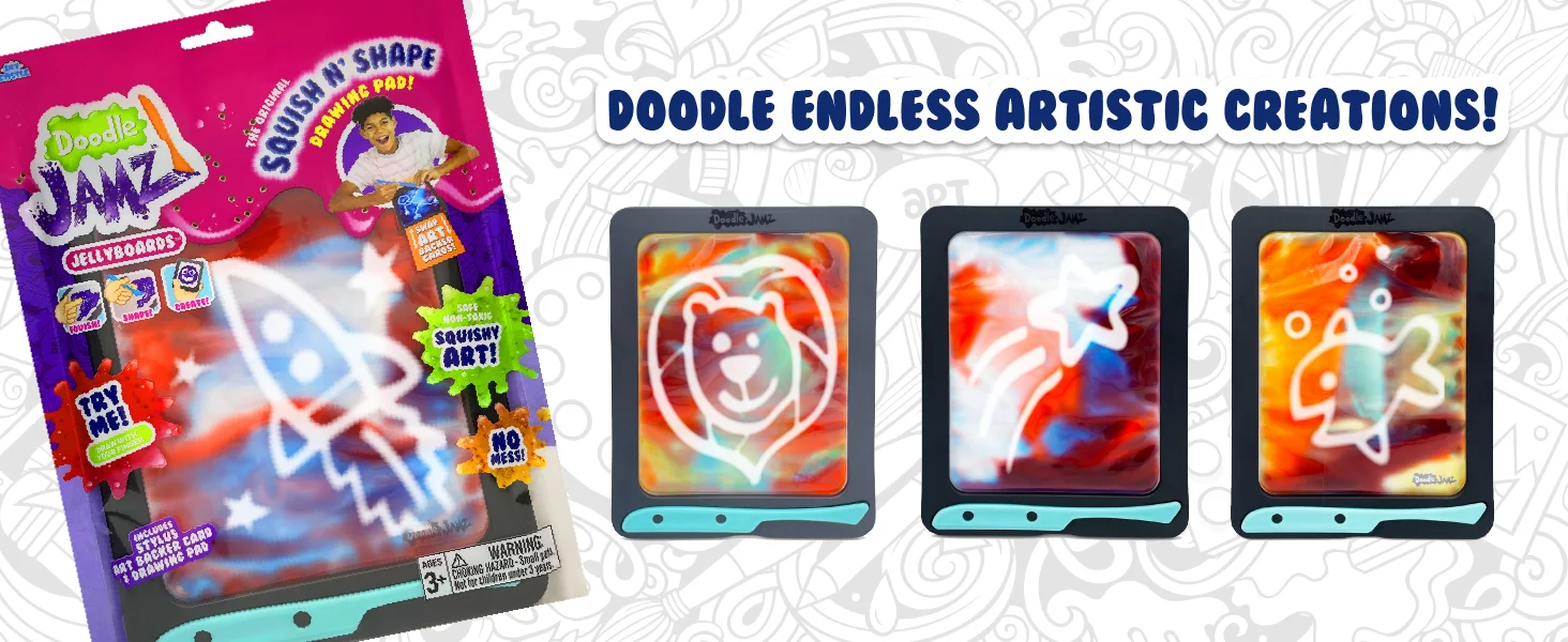 Custom Kids Squishy Drawing Pads - Fidget Fun & Learning