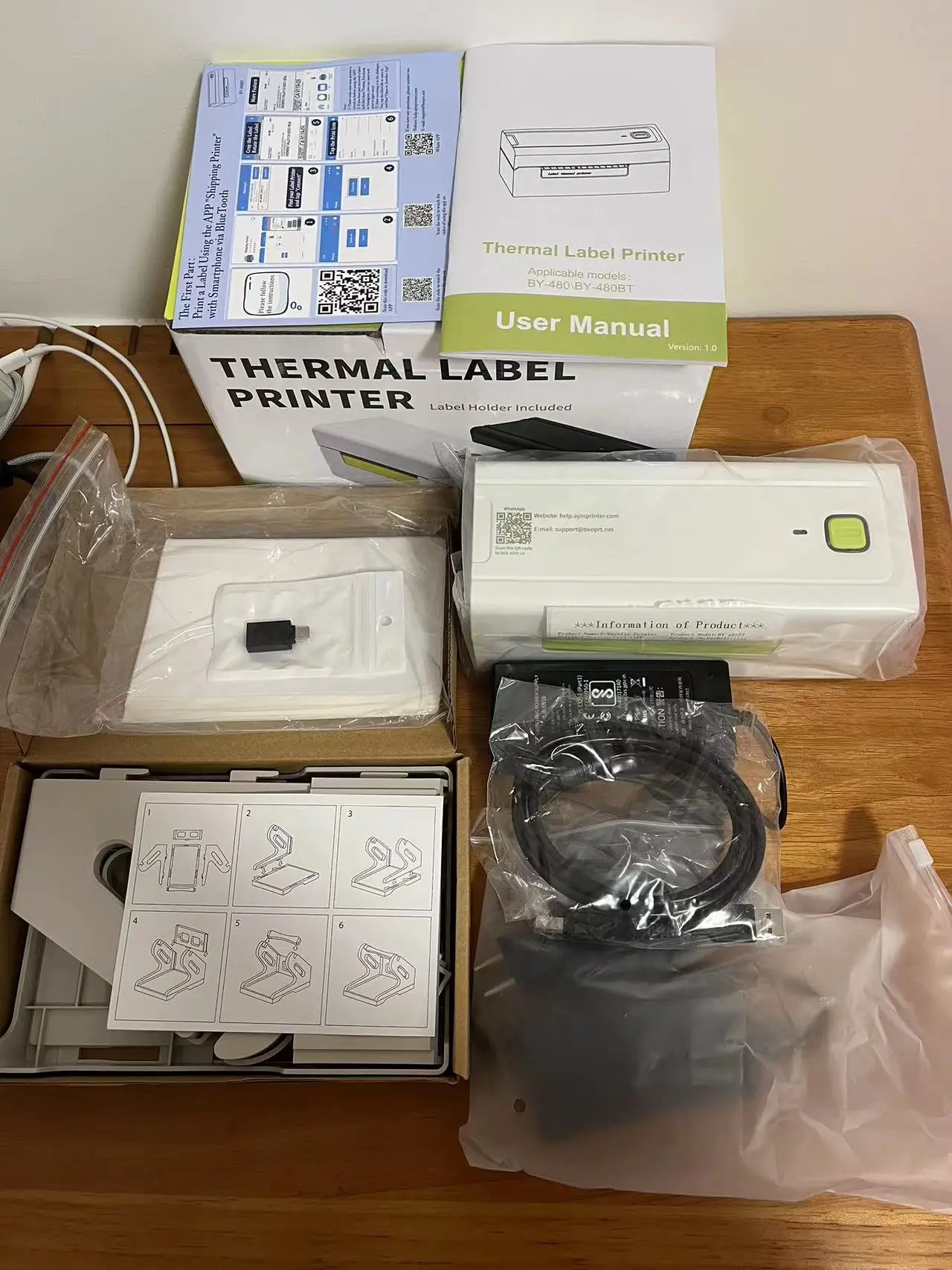 Temu Subomo Factory Price Usb 108mm Shipping Thermal Label Printer 4x6 ...