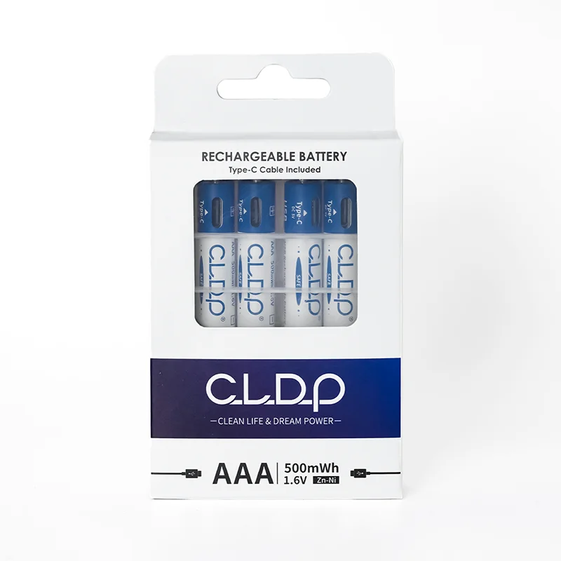 Logo Custom Oem Aa Aaa Usb Rechargeable Battery 1.5v Lithium Ion 1.6v ...