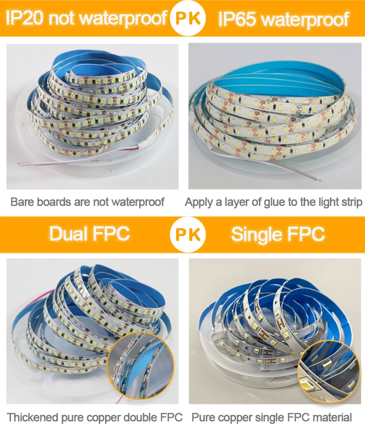 2835 Strips 240LEDs 5M/roll SMD2835 Strip Light LED Light Strip 2835 ...