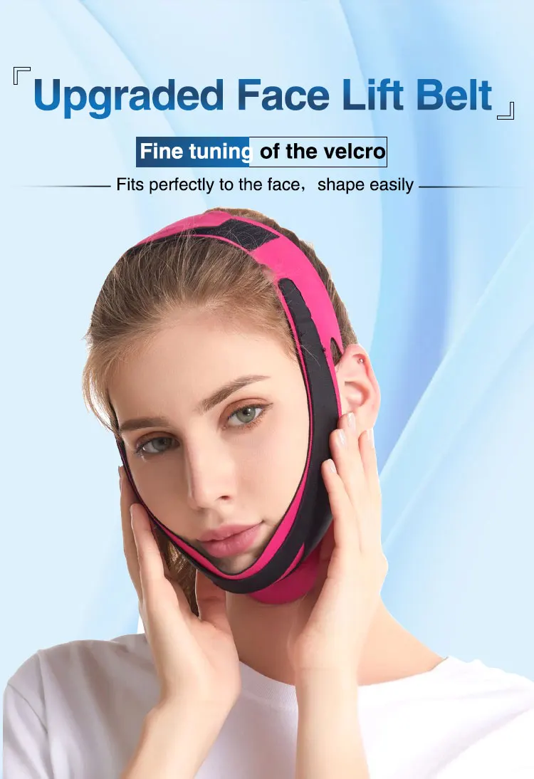 V Shape Lift-up Anti Wrinkle Band Belt - Face Slimming Strap