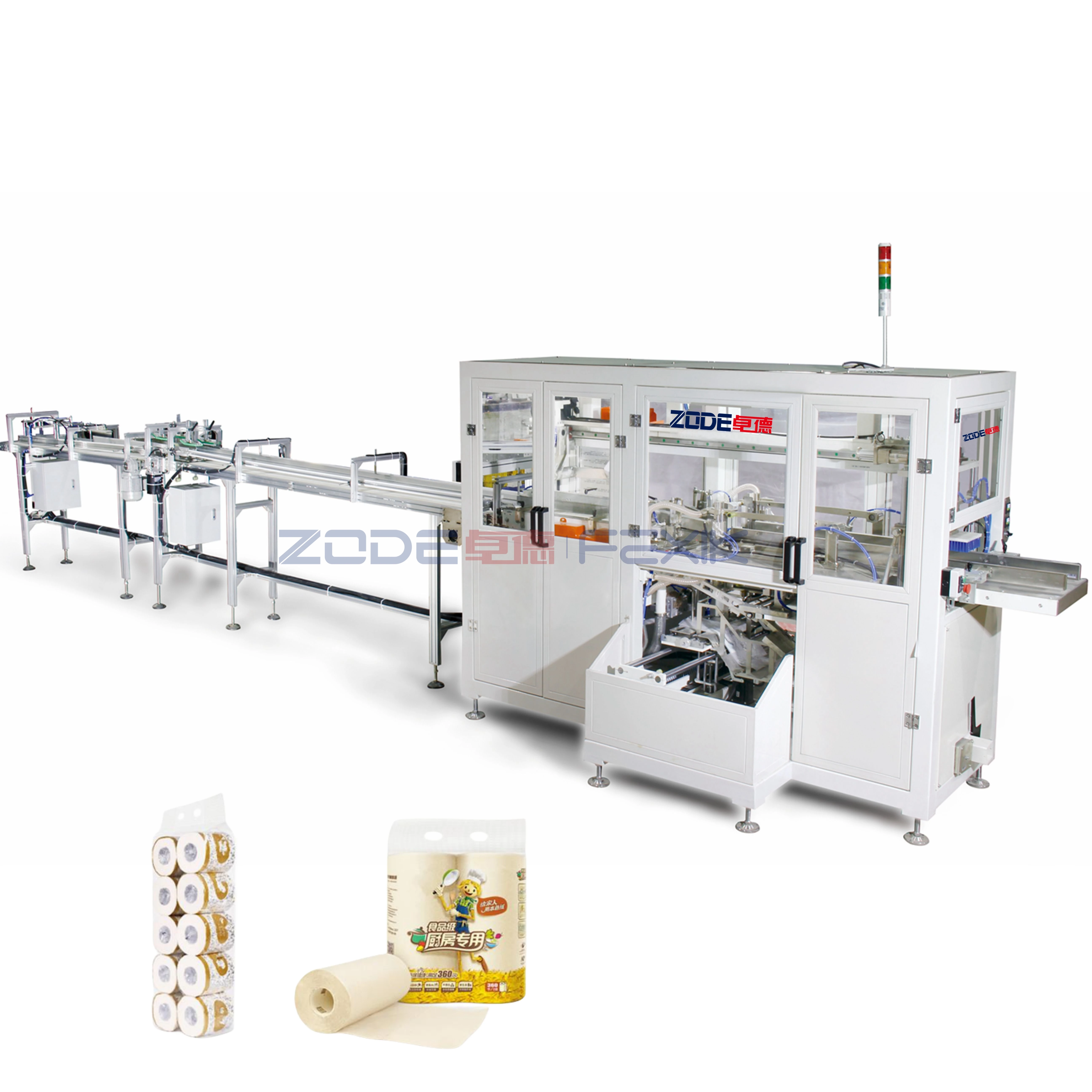 ZODE Automatic Vertical Packing Machine - Tissue Paper Bagger