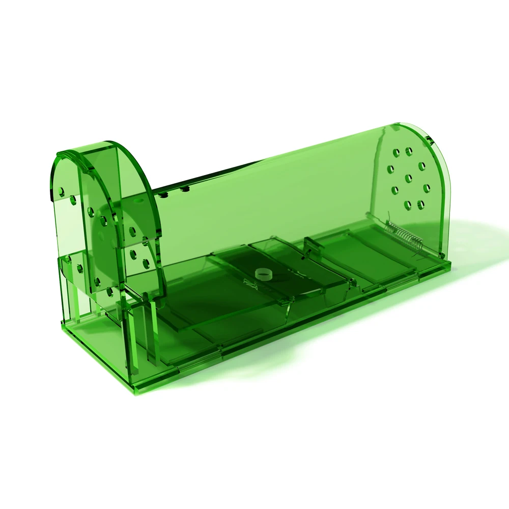 Portable Eco-friendly Humane Live Catch Rat Plastic Mouse Trap - Buy ...