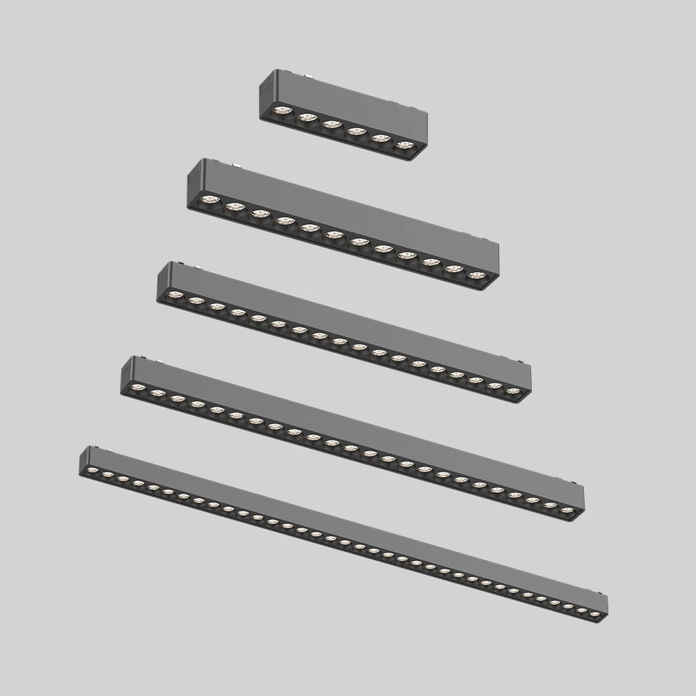 Modern Commercial 10w 20w 30w Recessed Led Track Light Aluminum Rail ...