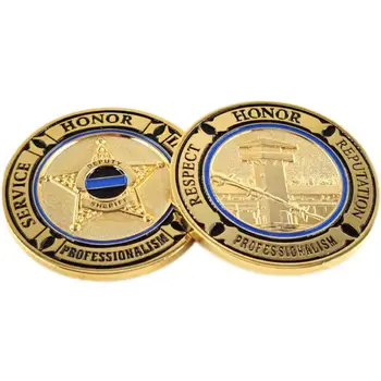 Wholesale Challenge Coin 24k Gold Plating Custom Commemorative Coin ...