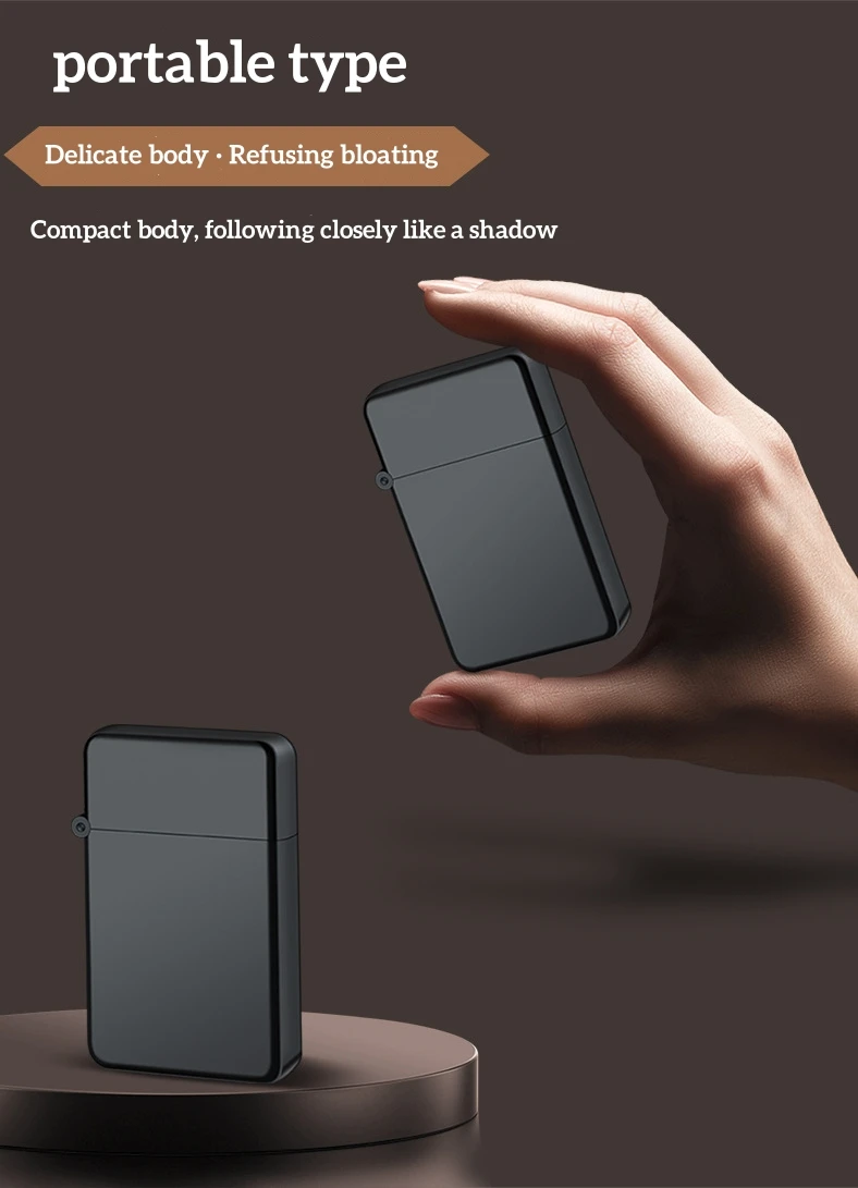 Metal Lighter Red Flame Inflatable Lighter Laser Customized Butane ...