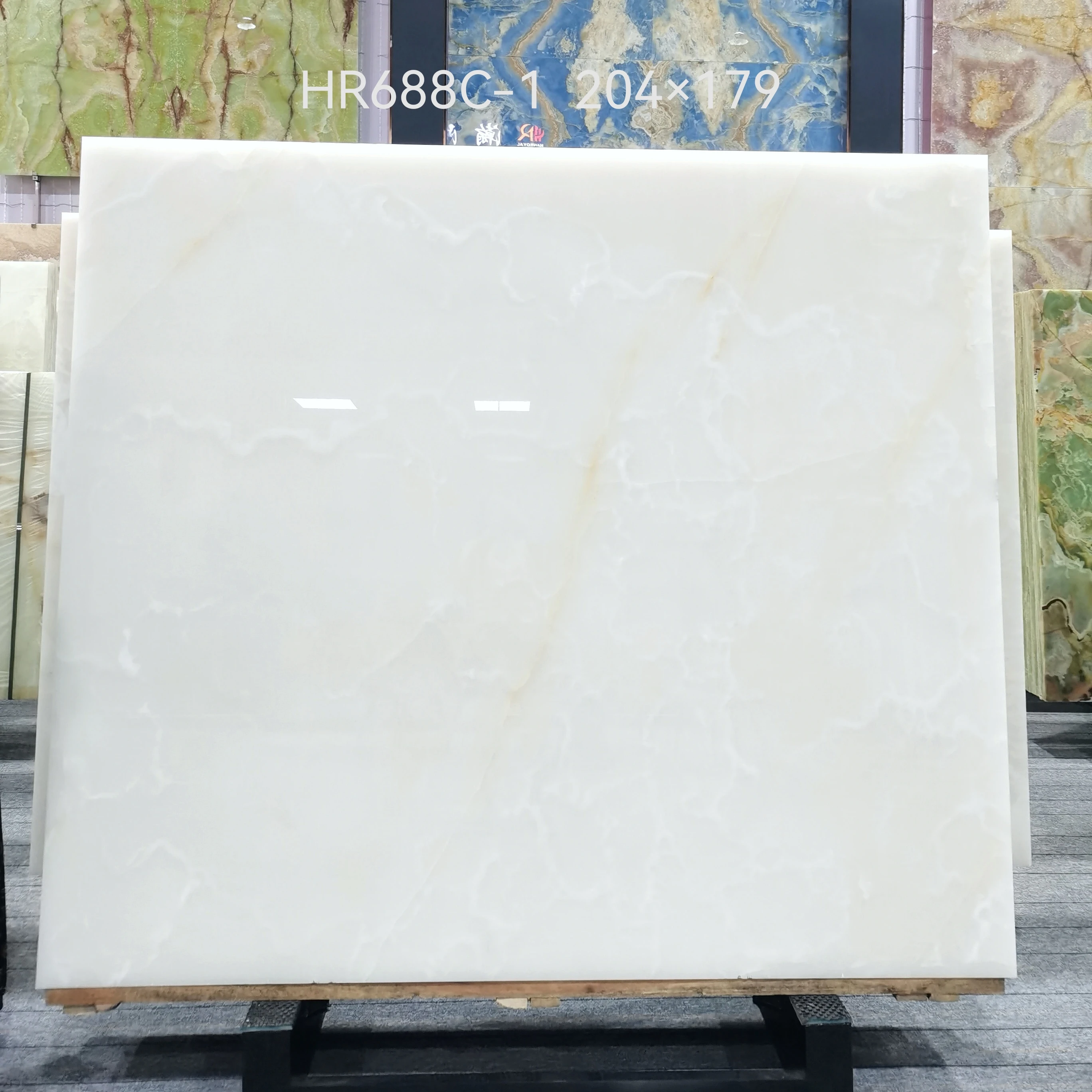 Luxury natural white onyx marble tiles slabs for floor wall decoration ...