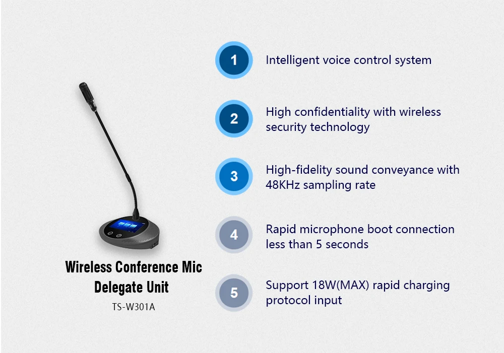 ITC Wired Wireless Digital Conference System - Audio & Video