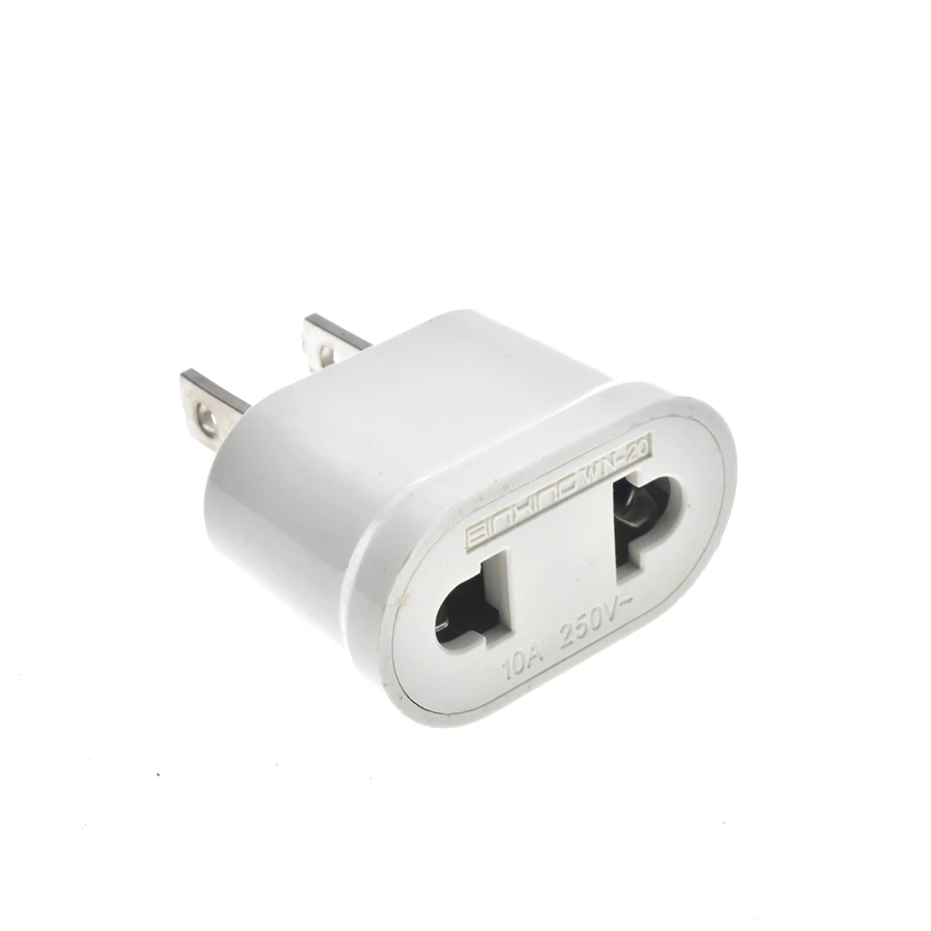 USA US Power Plug Adapter - European Socket EU to US Plug Adapter