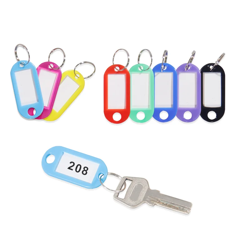Wholesale Plastic Key Chain Tags - Durable & Customizable