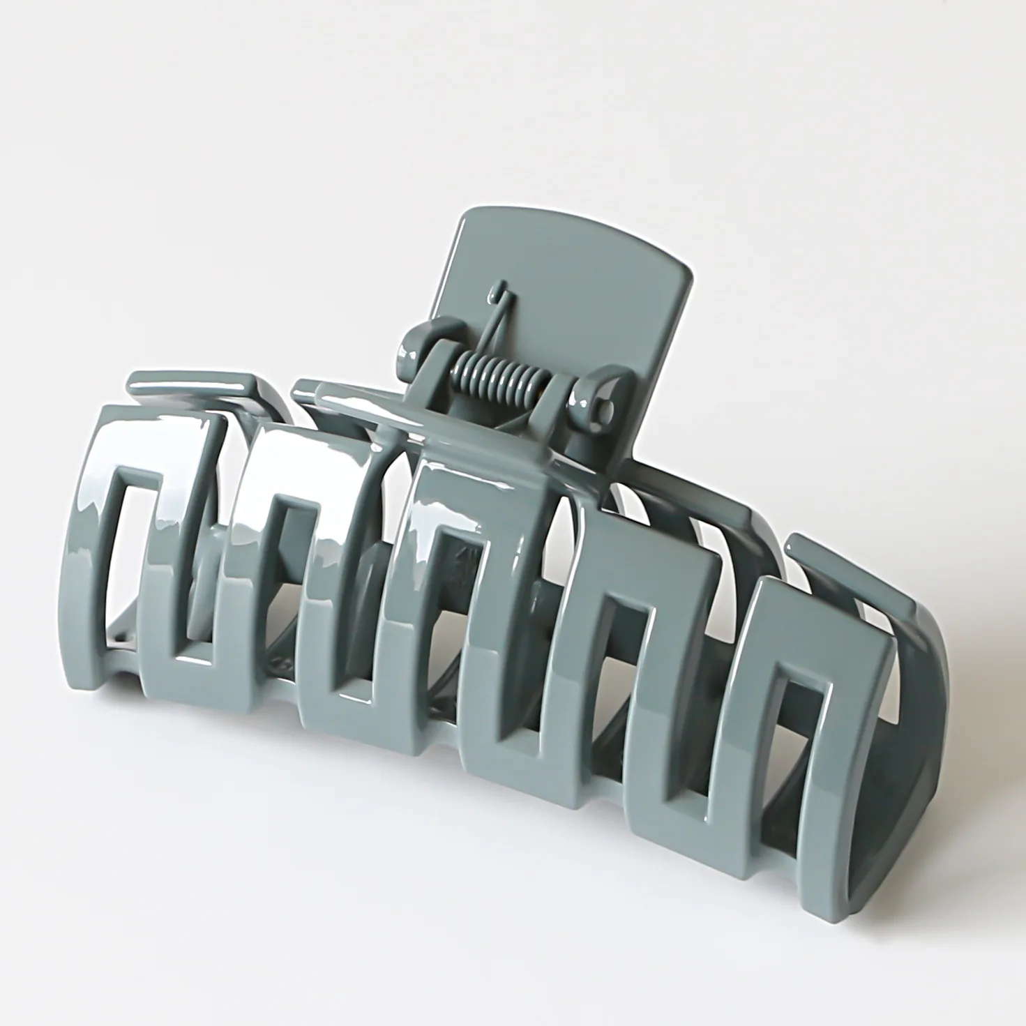 New Design Fashion Solid Colors Elegant Geometric Flower Hair Claw ...