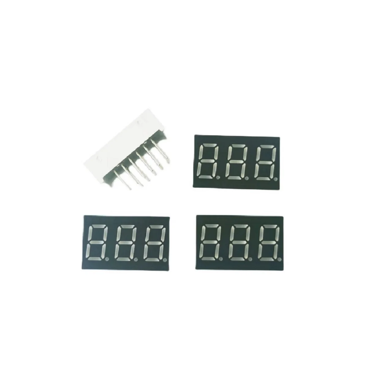 Smd Mini 7 Segment Led Display 0.36 Inch 3 Digit Orange Number Display ...