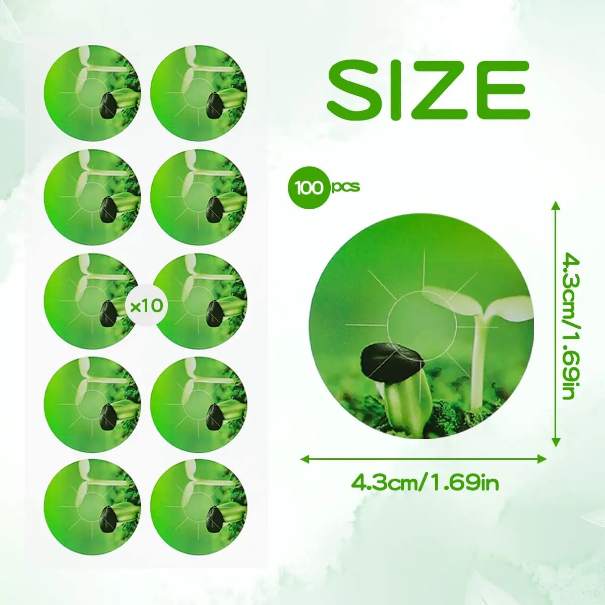 Growing Hydroponic Plant Sticker For Seedlings Garden Pods Labels For ...