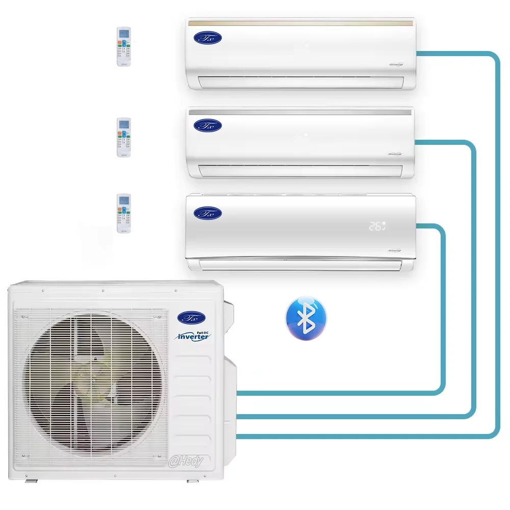27000 Btu Smart Air Conditioner Multi Zone Split Inverter Ac Air Conditioner for Home Use ...