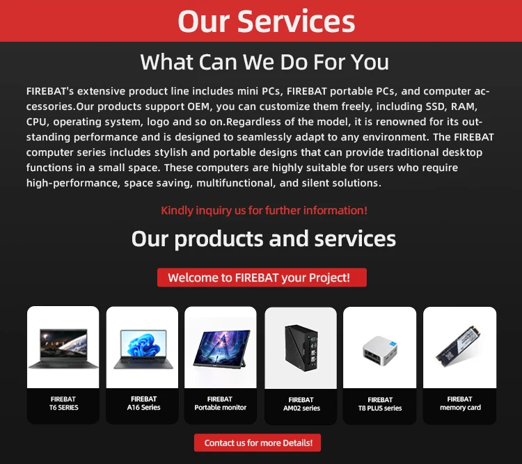 FIREBAT AK2 PLUS Minipc - Intel N150 Dual Band Wifi5 BT4.2