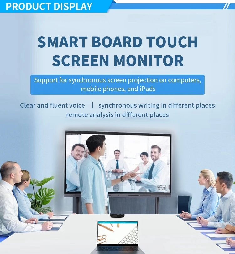 Interactive Whiteboard 4k Electronic Lcd 55 65 75 86 98 Inch Smart ...