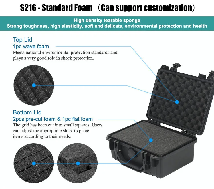 Abs Plastic Waterproof Flight Case - Buy Waterproof Equipment Casee ...