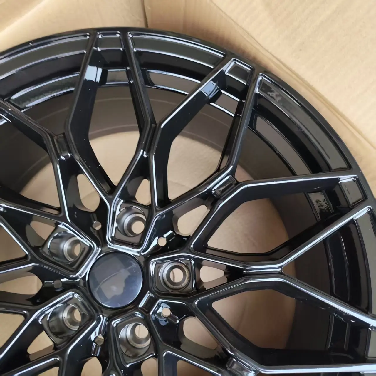 18 19 20 Inch Deep Dish Black Forged Aluminium Alloy Wheels