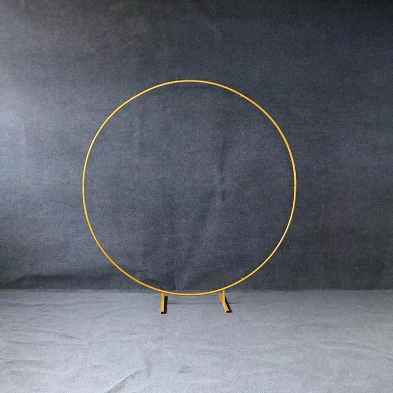 Customizable Golden Garden Wedding Balloon Arch Hoop Stand - Oem
