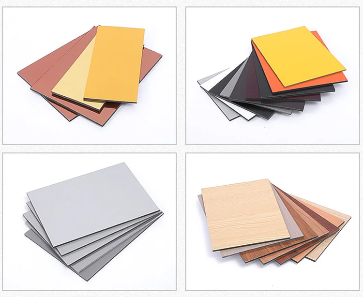 3mm 4MM Alucobond ACP ACM Wall Cladding Gold Mirror Faced Aluminum ...