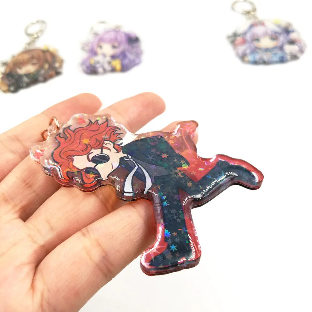 Custom Star Hologram Acrylic Charms - Digital Photo Keychains