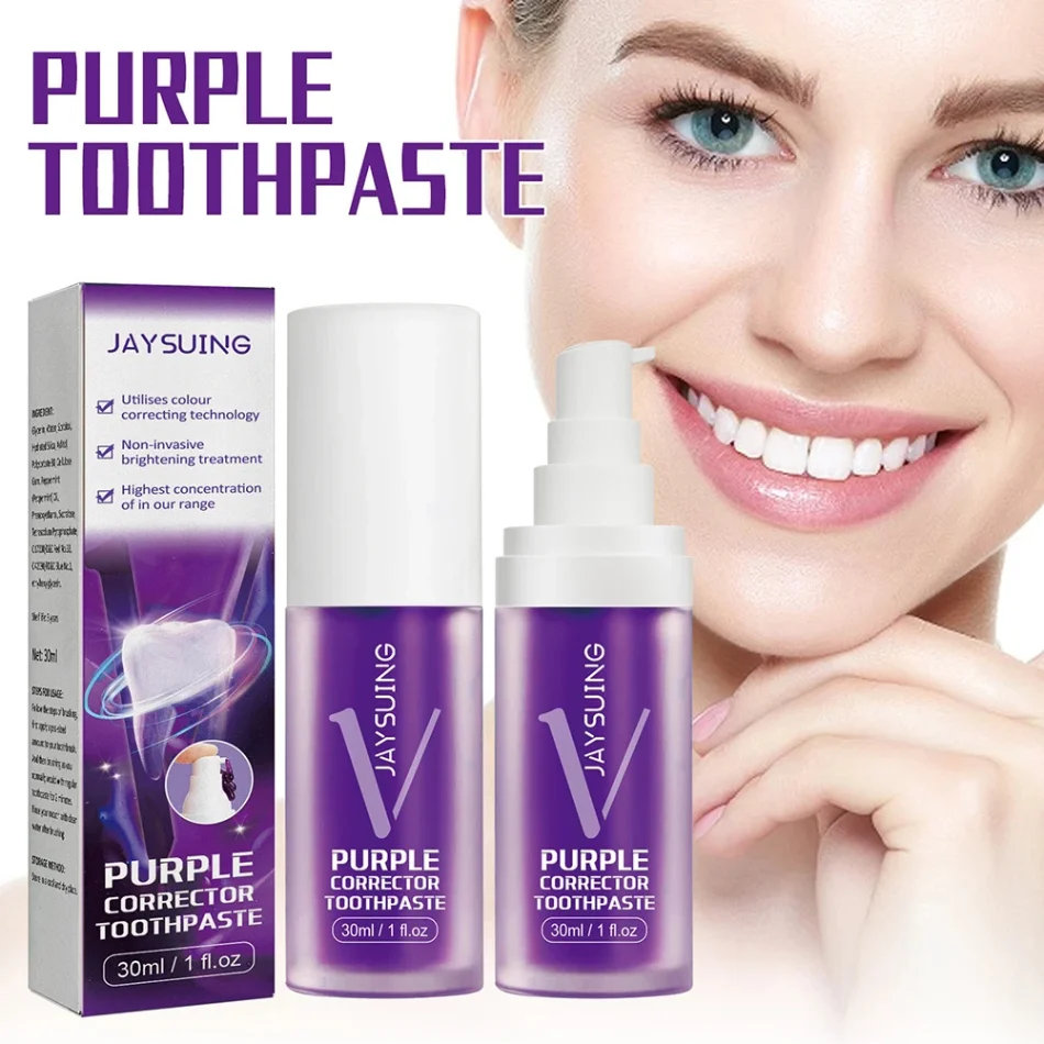 Purple Teeth Care Toothpaste Non Invasive Stain Removal And Brightening ...