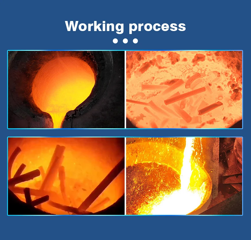 Best Selling Induction Furnace For Aluminum Melting 1 Ton Induction ...