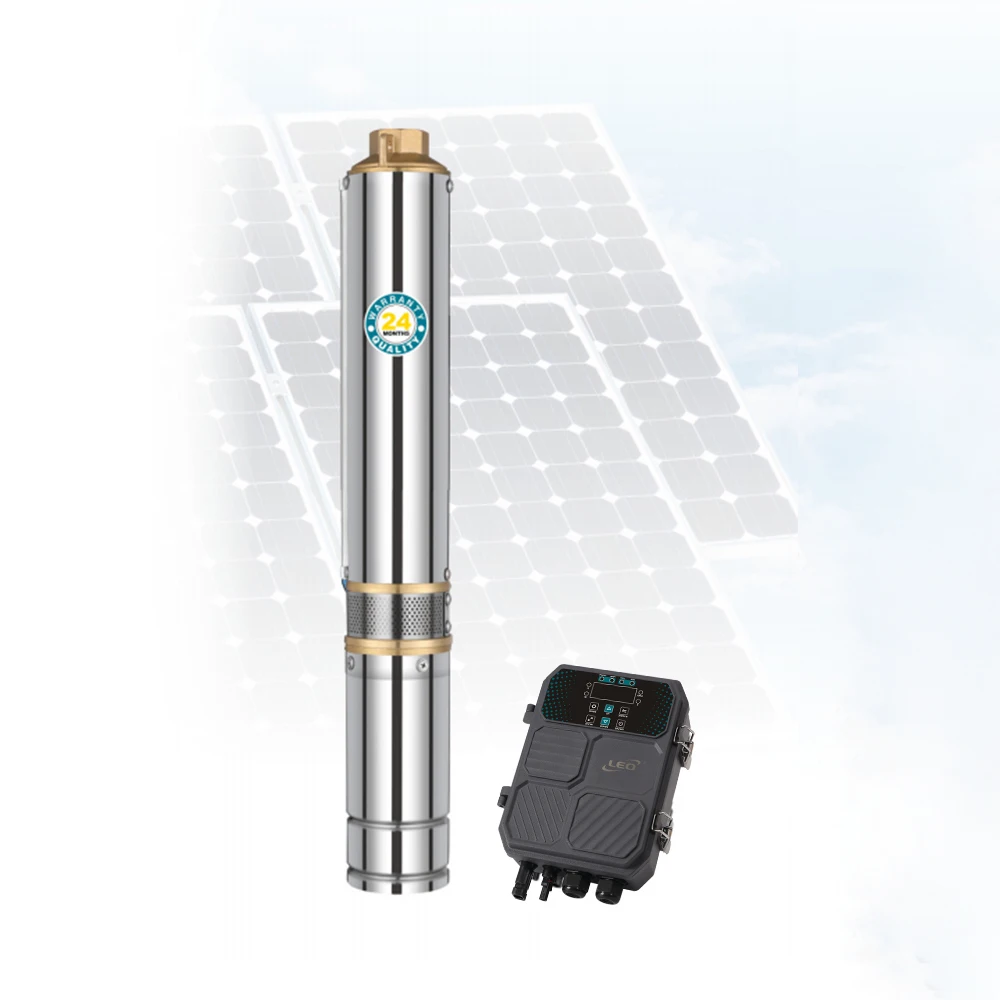 Leo Off Grid Solar Pumping System Powered Submersible Solar Water Pump ...