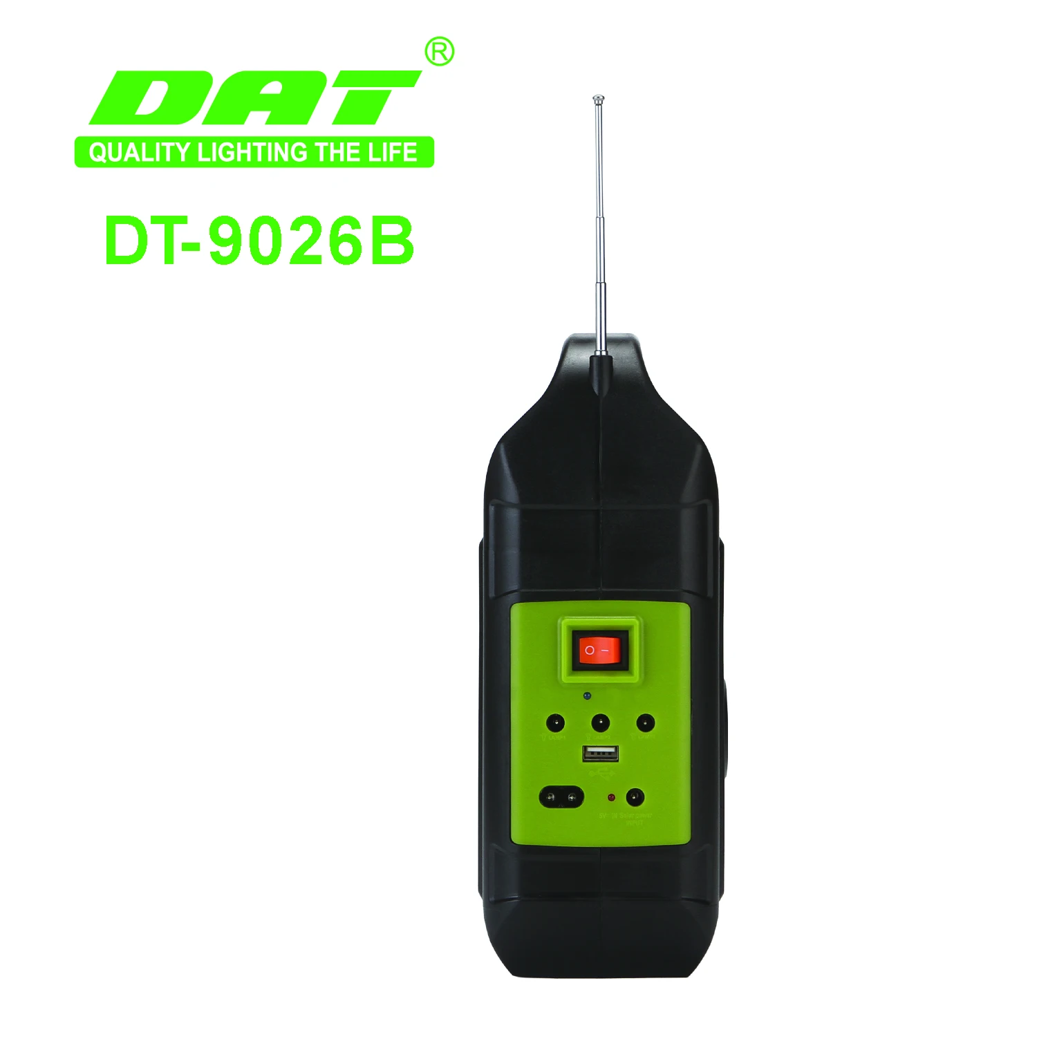 DT-9026B DAT Solar Lighting System with Music and FM Radio