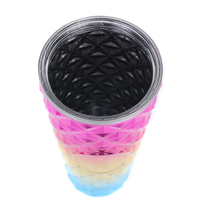 Hot Selling 24oz Matte Reusable Studded Double Wall Plastic Tumblr Cup ...