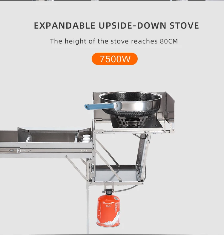 Mobile Portable Camping Kitchen Box For Rv Camping Travel Kitchen ...