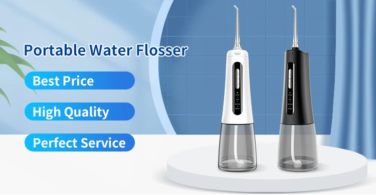 Portable Rechargeable IPX7 Waterproof Dental Water Flosser