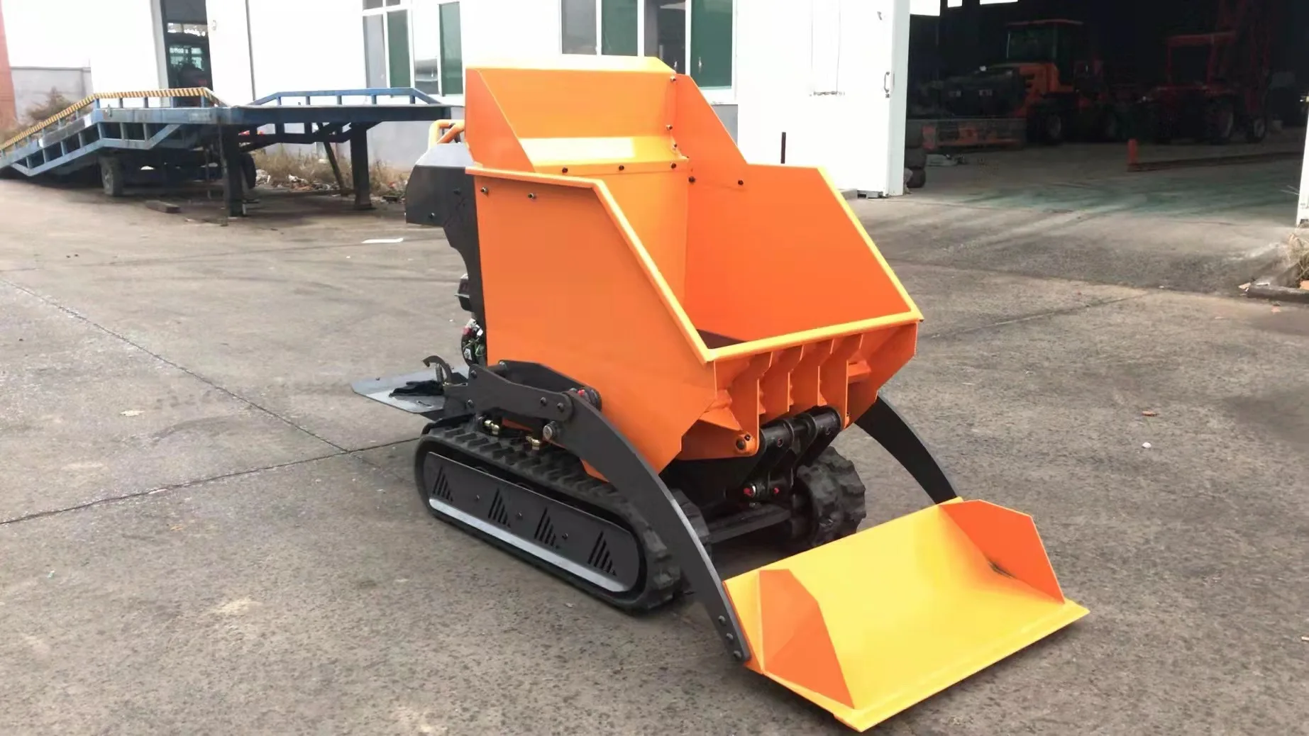 Small Dumper With Tracks Mini Tracked Dumper Trasporter Home Garden Use ...