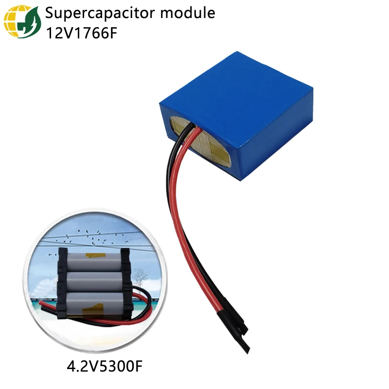 YKY 12V1766F Supercapacitor Battery Module in Starter and Running ...