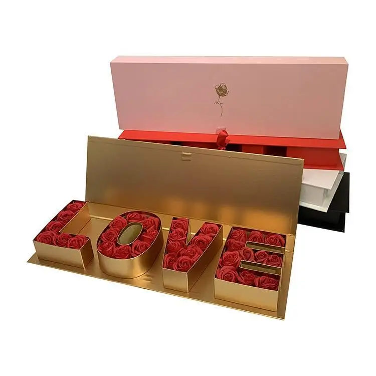 Tondo Fillable Chocolate Sweet Packaging Cardboard Letter I Love You ...