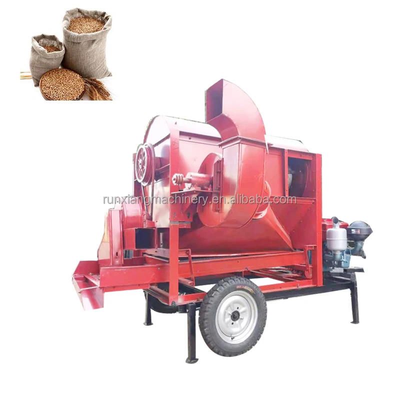 High Efficiency Rice Barley Soybean Sorghum Crop Thresher Machine with ...