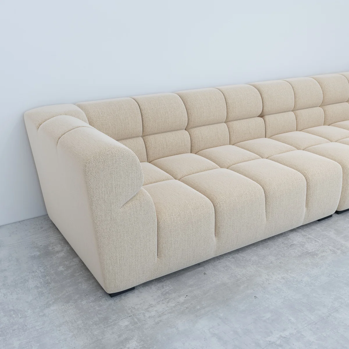 Modern Style Tufty Time Linen Fabric Sofa 4 Seats - Buy 4 Seat Sofa ...