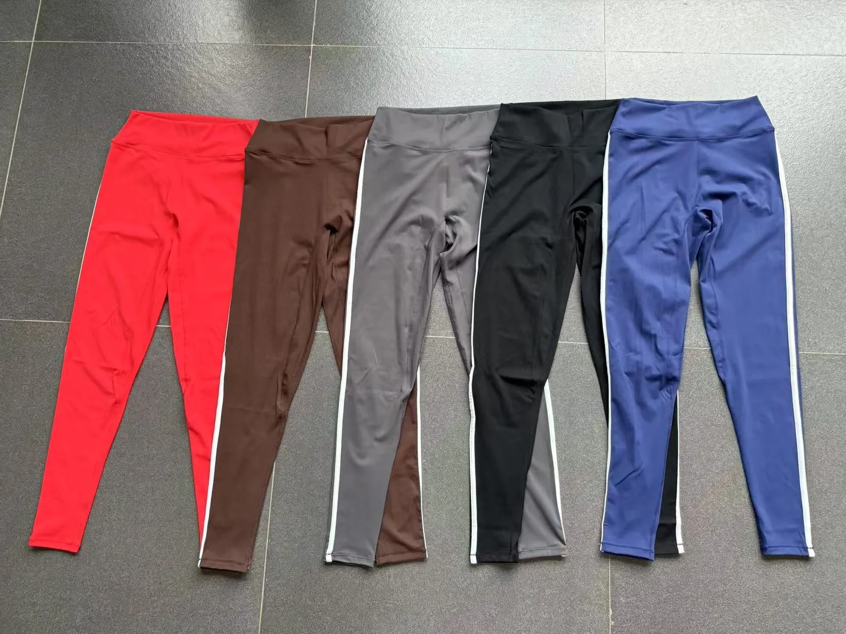 CK110 Nylon Push up Contrast Leggings Women Scrunch Butt Yoga Pants Gym ...
