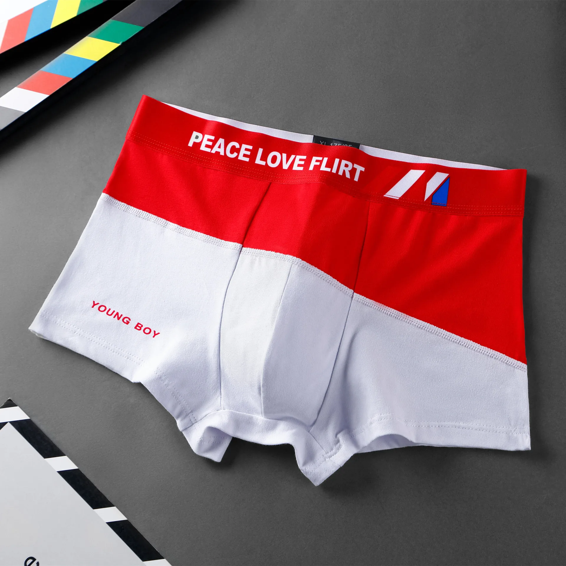 Factory High Quality Custom Logo Underwear Men Cotton Soft Boxers ...