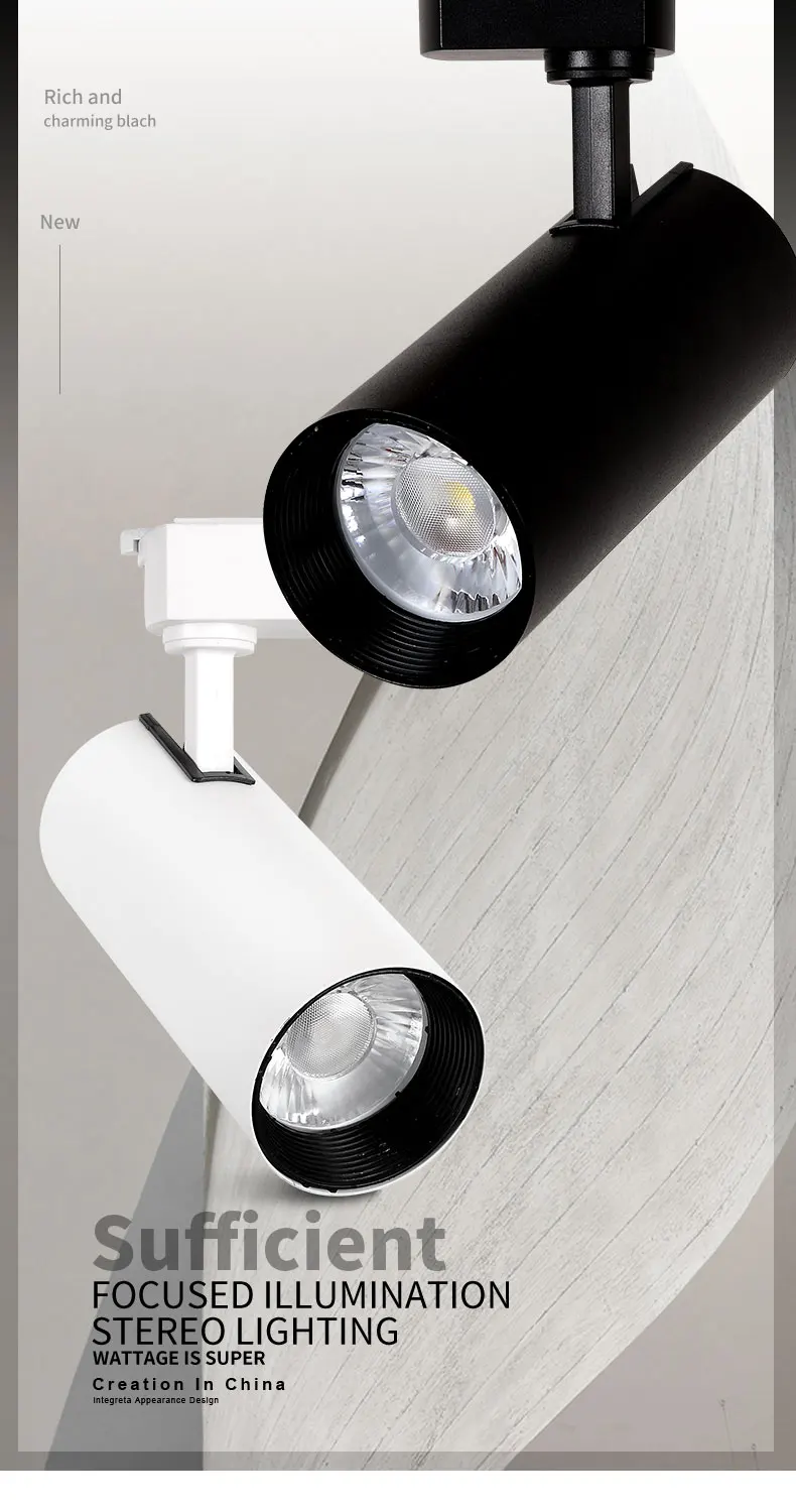 Cross-border Wholesale Guangfa Simple Design 40w Track Light For Track ...