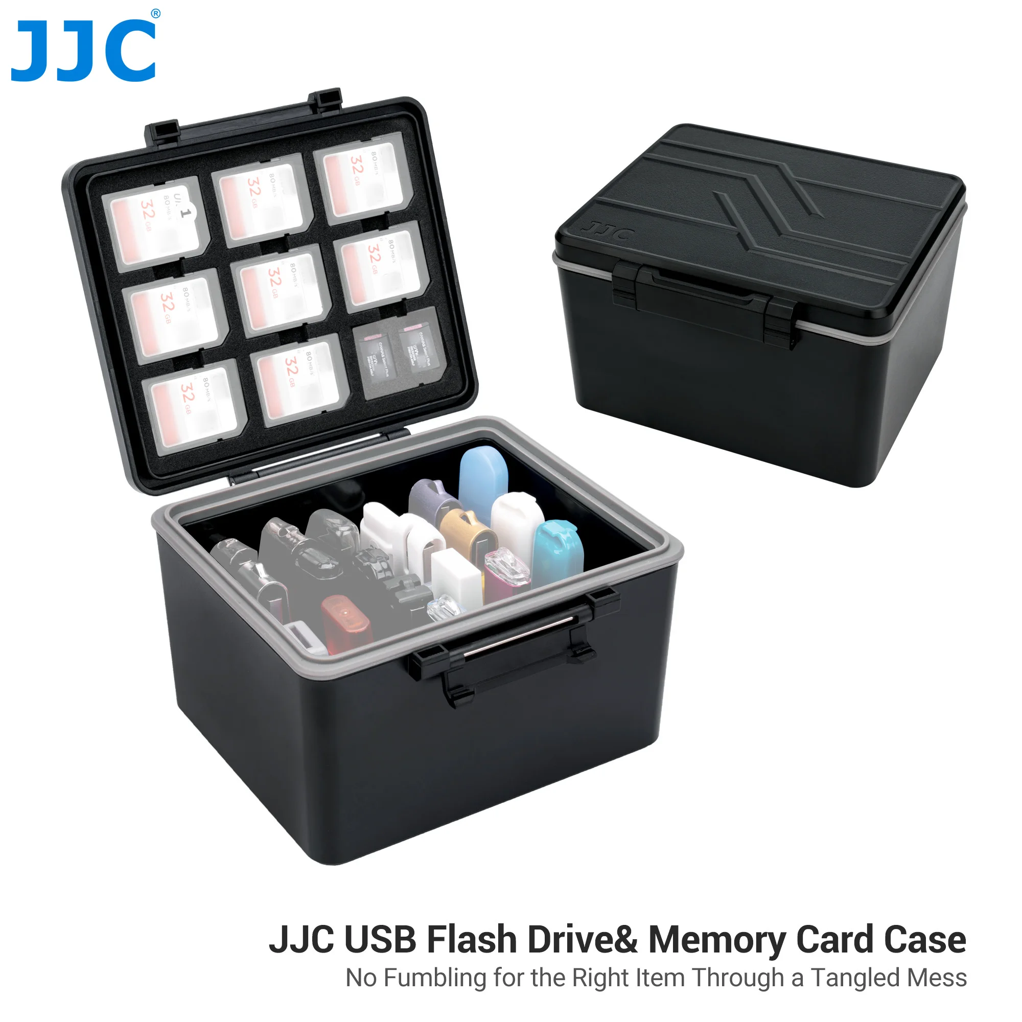 Jjc Anti-static Usb Flash Drive Memory Card Case Waterproof ...