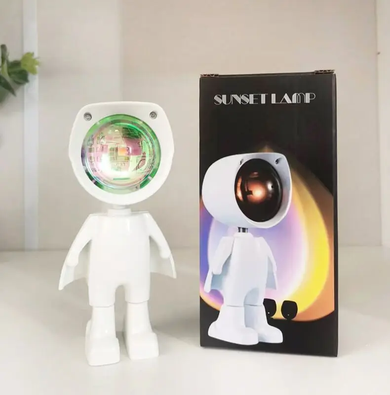 Modern New Design Astronaut Robot Night Light Led Projector Lamp ...