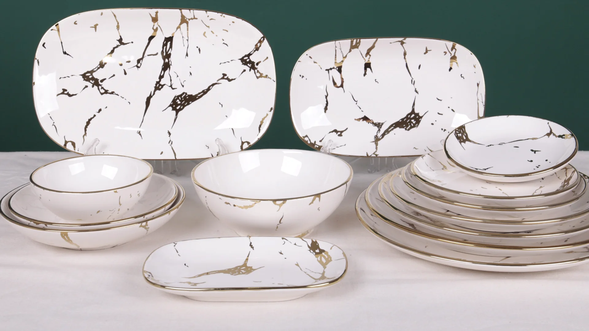 Yongsheng Free Sample Stylish Nordic Plating Luxury Round Marble ...