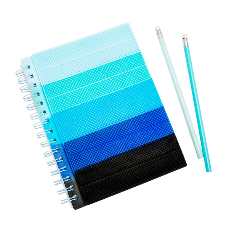 2023 New Trend Wholesale Custom A5 Spiral Notebook Silicone Cover With ...