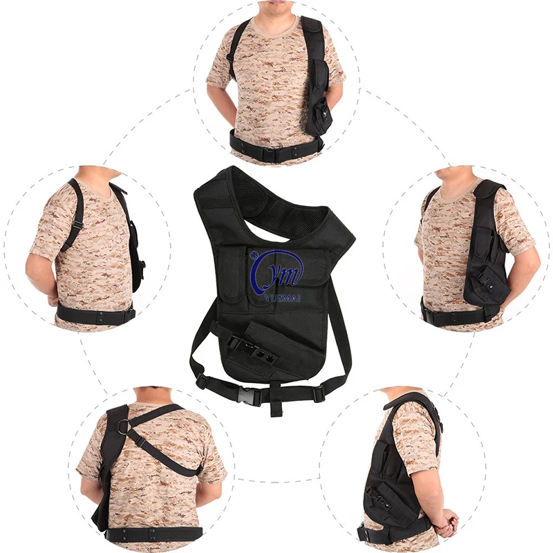 Tactical Nylon Gun Armpit Hidden Underarm Holster Safety Storage ...